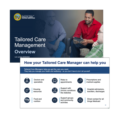 Tailored Care Management Toolkit | NC Medicaid